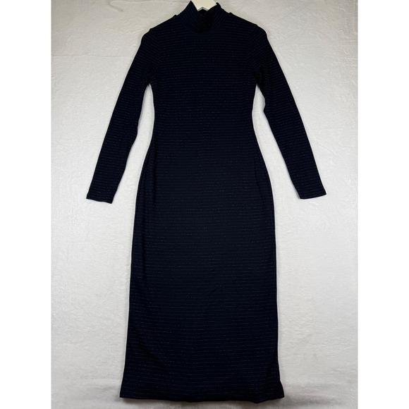 Marine Layer | Dresses | Marine Layer Womens Navy Blue Metallic Sparkle ...